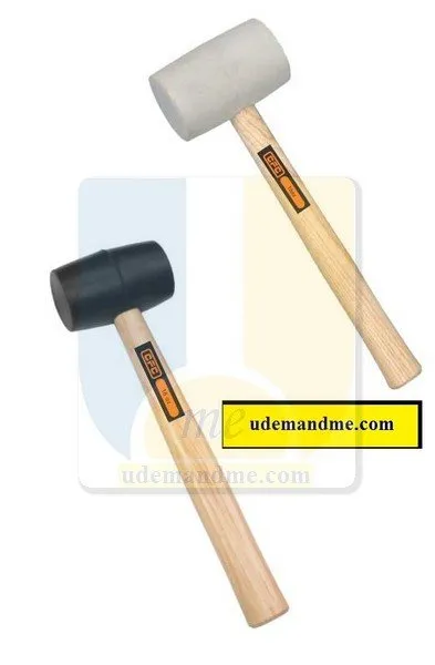 Buy BLACK RUBBER MALLET, 16 OZ/450 GRMS-HMB16 Online Dubai, UAE