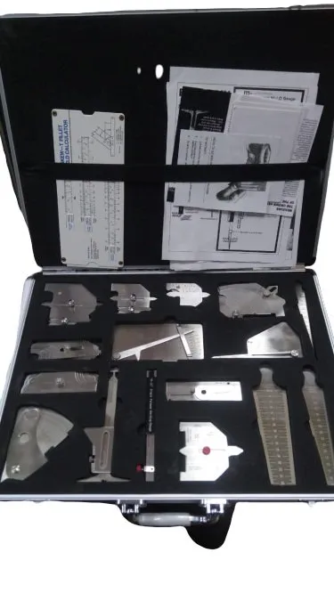 WELDING MEASURE GAUGE TOOL KIT – 16 PCS. WLD-1073 FOR WELDING ...