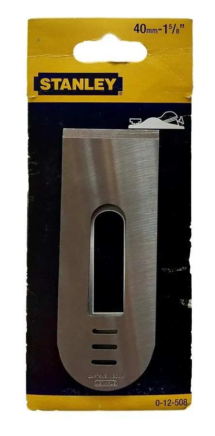 BLOCK PLANE IRON G12-020/G12-220N 40MM STANLEY REPLACEMENT BLOCK PLANE ...