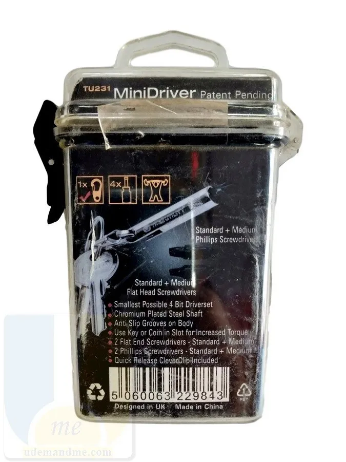Buy MINIDRIVER - SMALLEST POSSIBLE 8 BIT DRIVER SET / CHRONIM PLATED ...