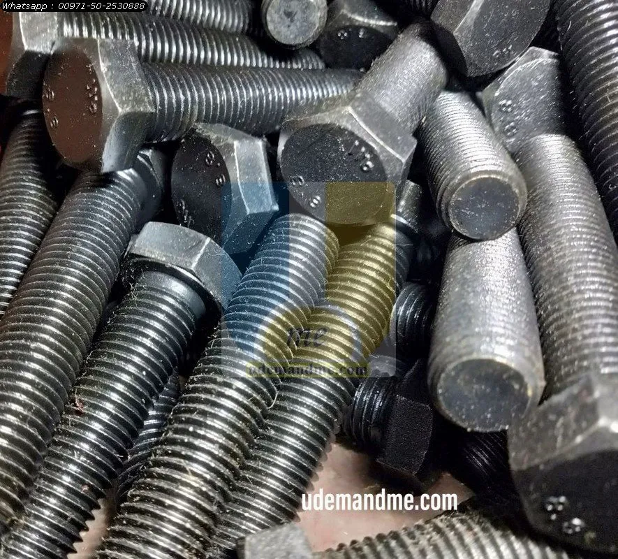 10 PCS. PKT GI HEX BOLT – M14 X 50 MM – GALVANISED FULL THREAD – (M14 ...