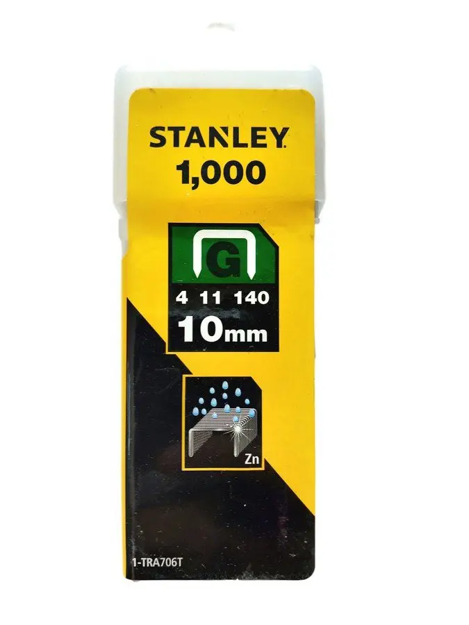 10 MM STAPLES-HEAVY DUTY STAPLES – TYPE G-10MM – 1000 PIECES- STANLEY ...