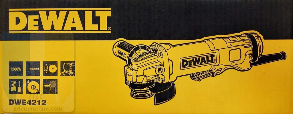 DWE4212-B4 – 115MM SMALL ANGLE GRINDER – 115MM, 1200W PADDLE SWITCH ...