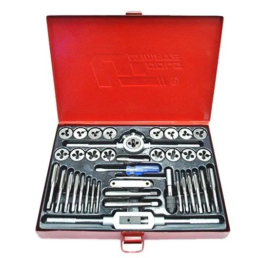 TAP & DIE SET – 40 PCS ( DIES / TAP / TAP HANDLE / DIE HANDLE / T-TYPE ...