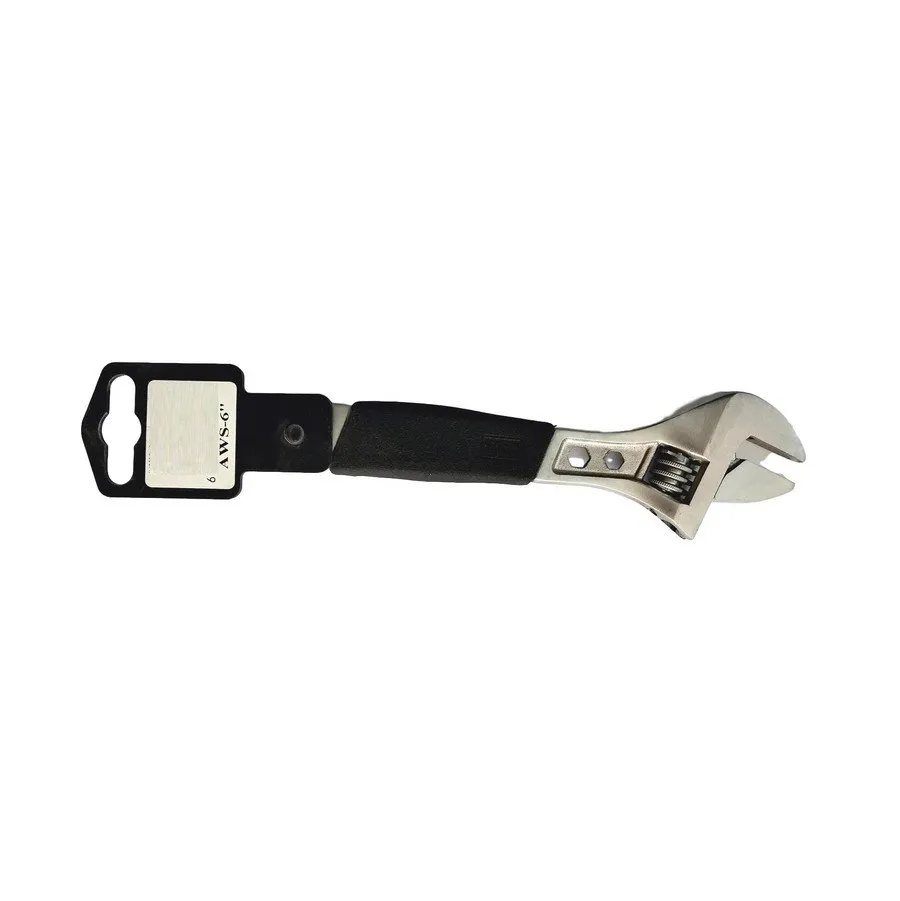 Buy ADJUSTABLE WRENCH - 6" - JTECH WITH RUBBER GRIP Online Dubai, UAE