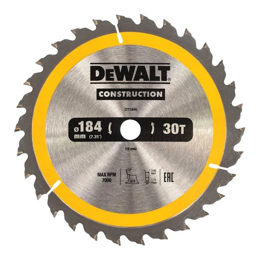 DT1940-QZ-PORTABLE CIRCULAR SAW BLADE -SERIES 30 BLADES -GENERAL ...
