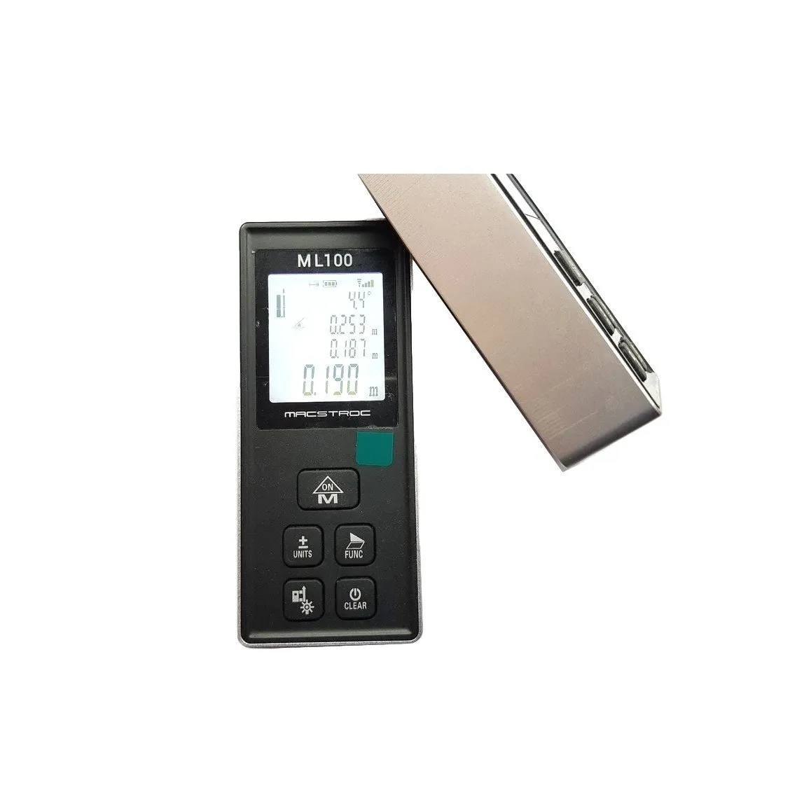 ML-100 – LASER DISTANCE METER – MEASURE DISTANCE FROM 3 CM TO 100 METER ...