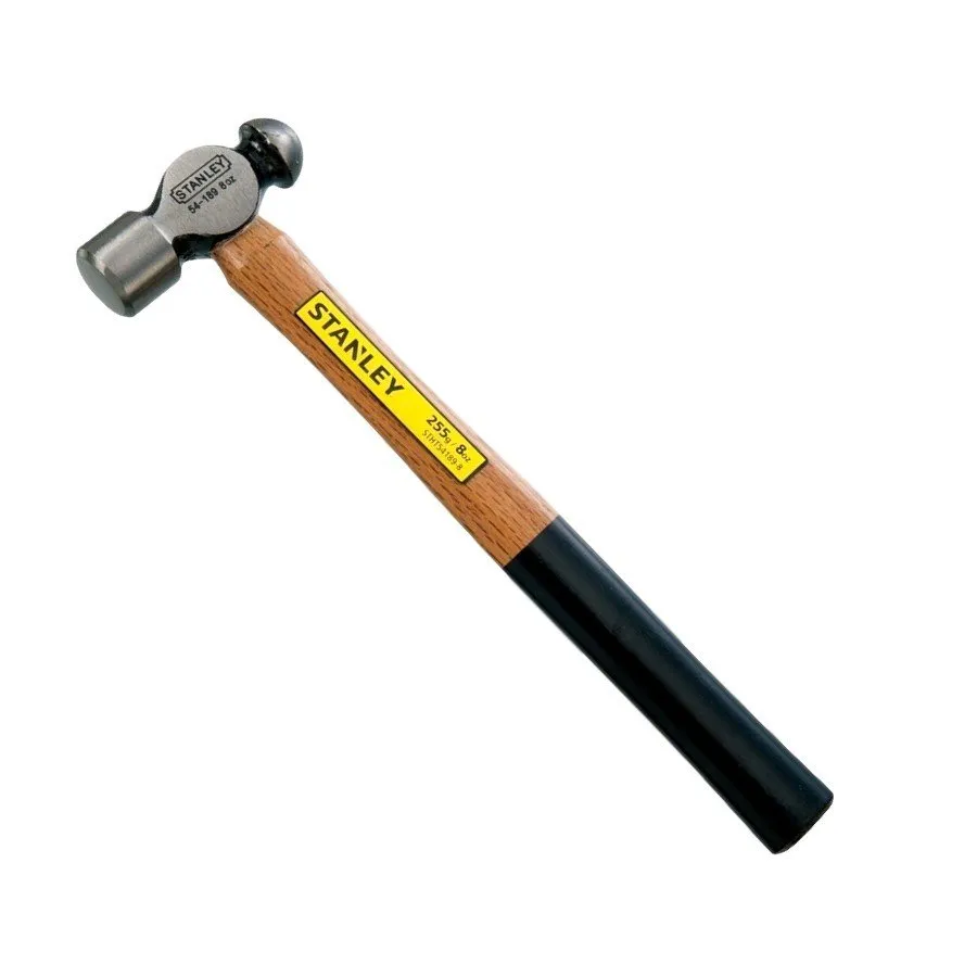 7OZ / 200 GRS WOOD HANDLE BALL PEIN HAMMER STANLEY BALL PEIN HAMMER IS ...